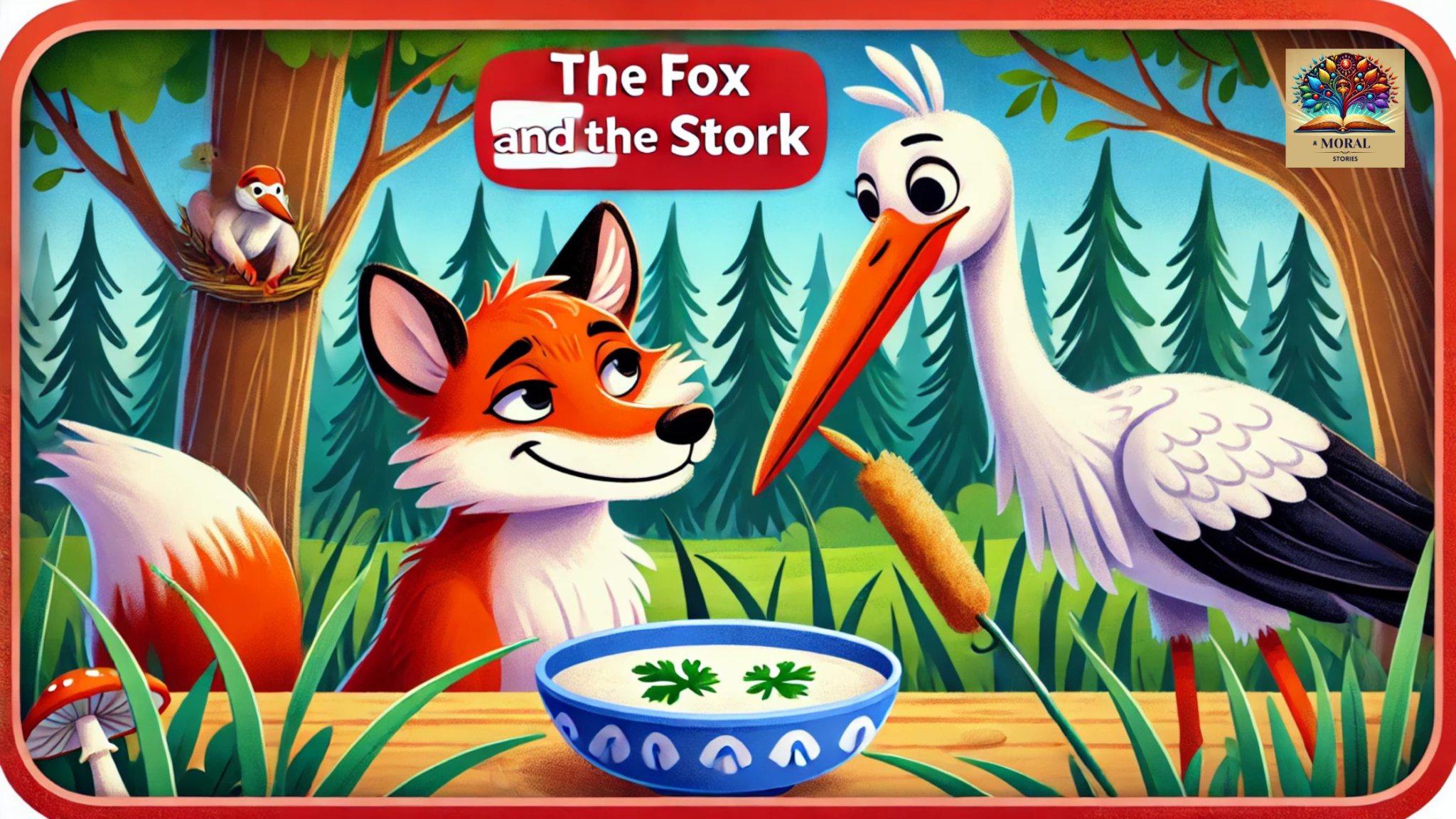 The Fox and the Stork : A Story of Kindness and Revenge