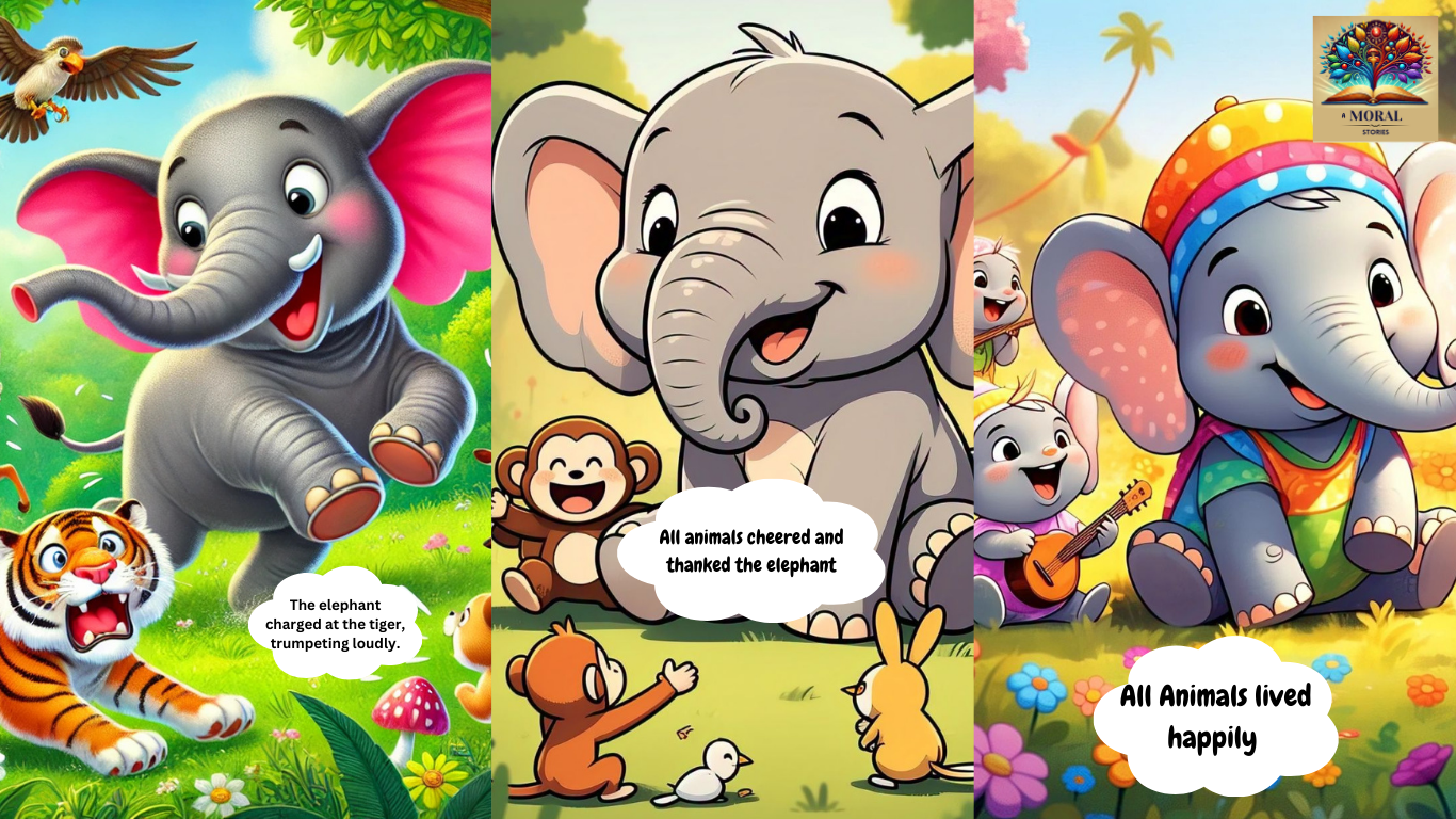 The Lonely Elephant and His New Friends