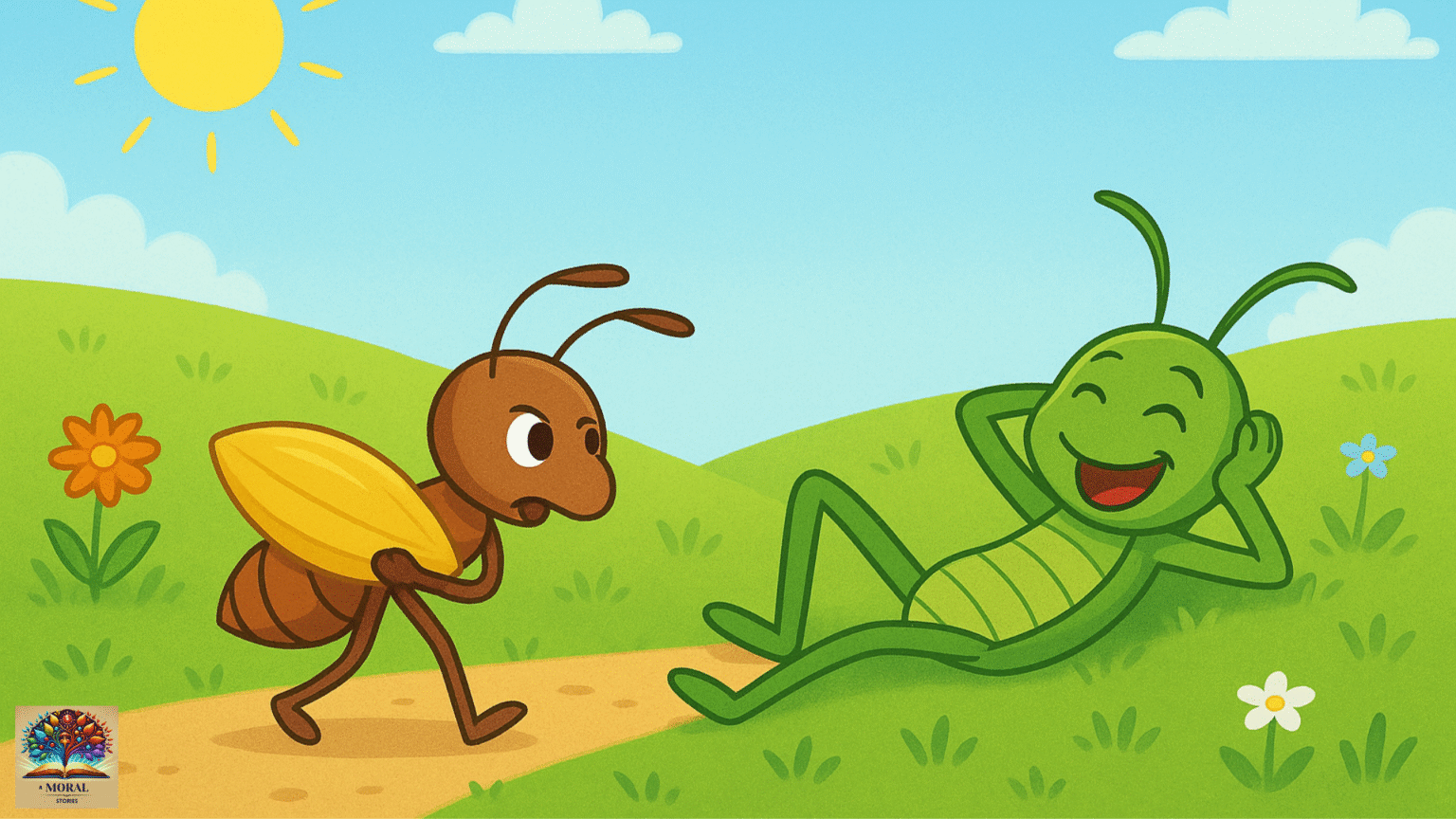 The Ant and the Grasshopper Story in English - Powerful Life Lesson