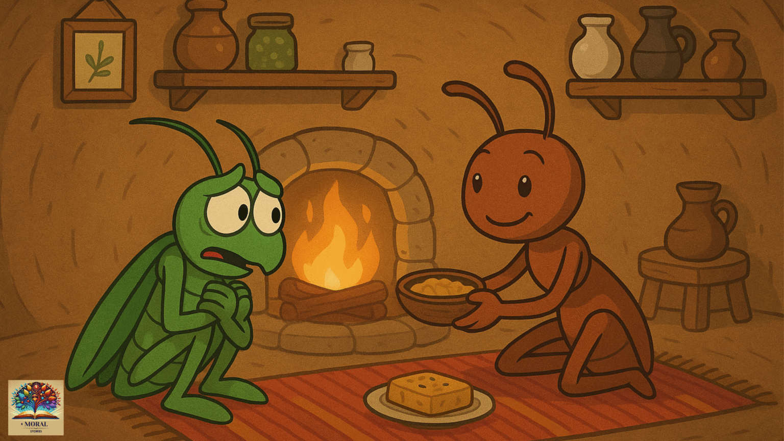 The Ant and the Grasshopper Story in English - Powerful Life Lesson